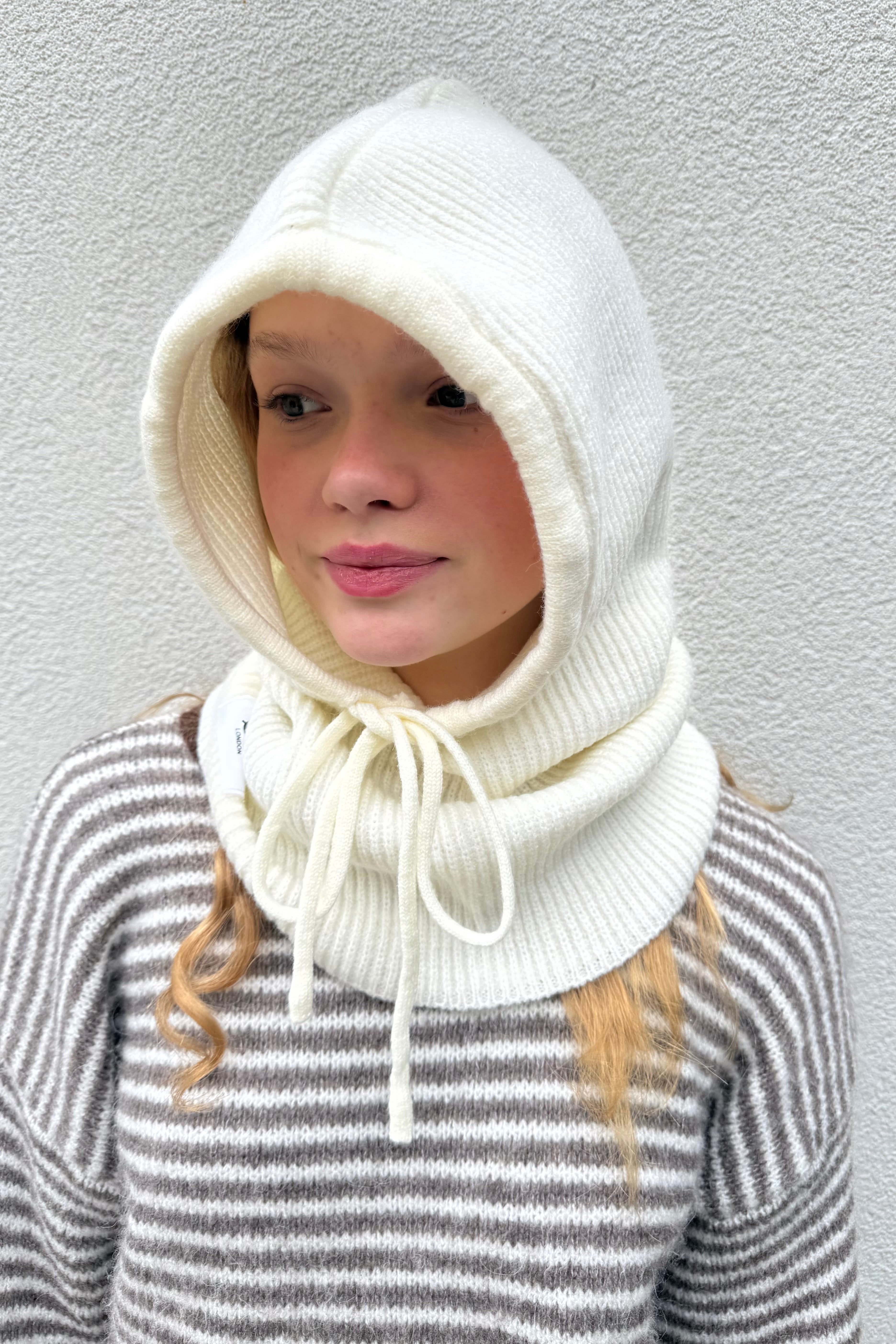 Martha Wool Balaclava -Vanilla – Øst London