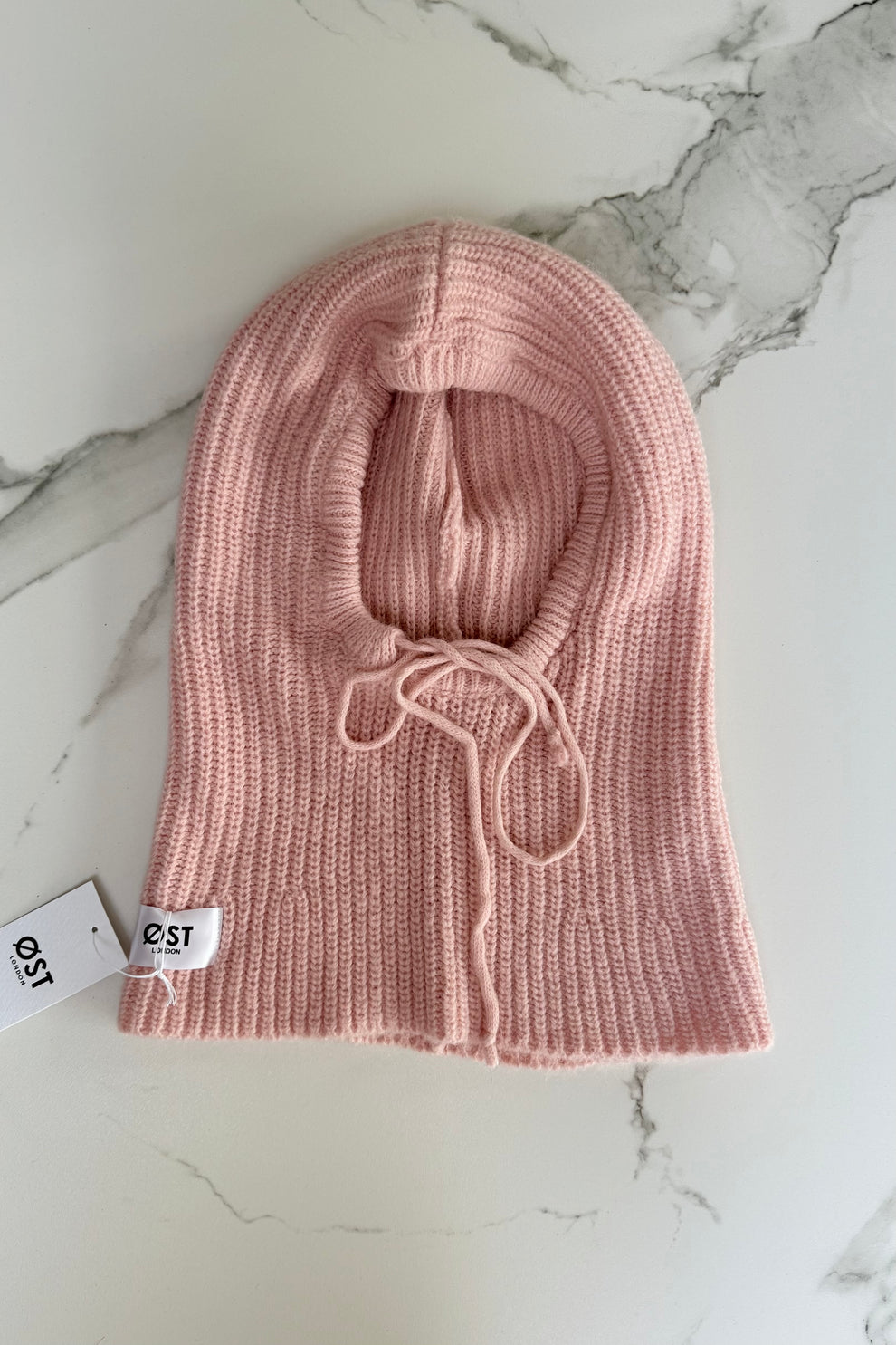 Marie Mohair Balaclava -Soft Pink – Øst London